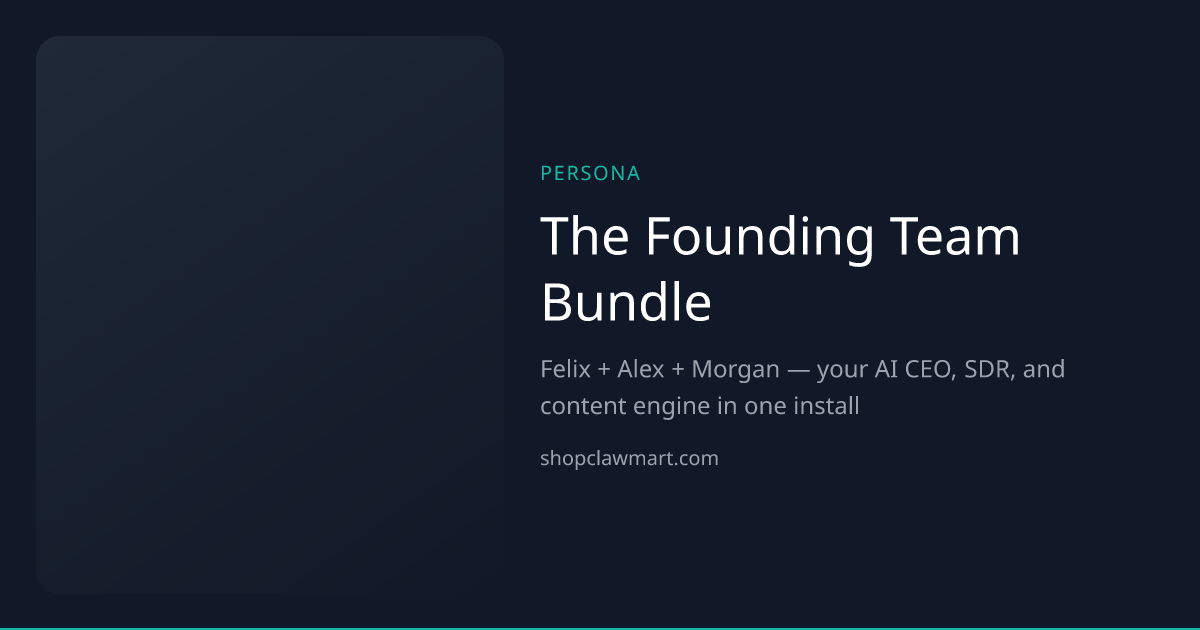 The Founding Team Bundle | Claw Mart
